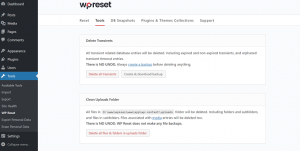 WP Reset Pro V6.00 WordPress Reset Tool - Đặt Lại WordPress